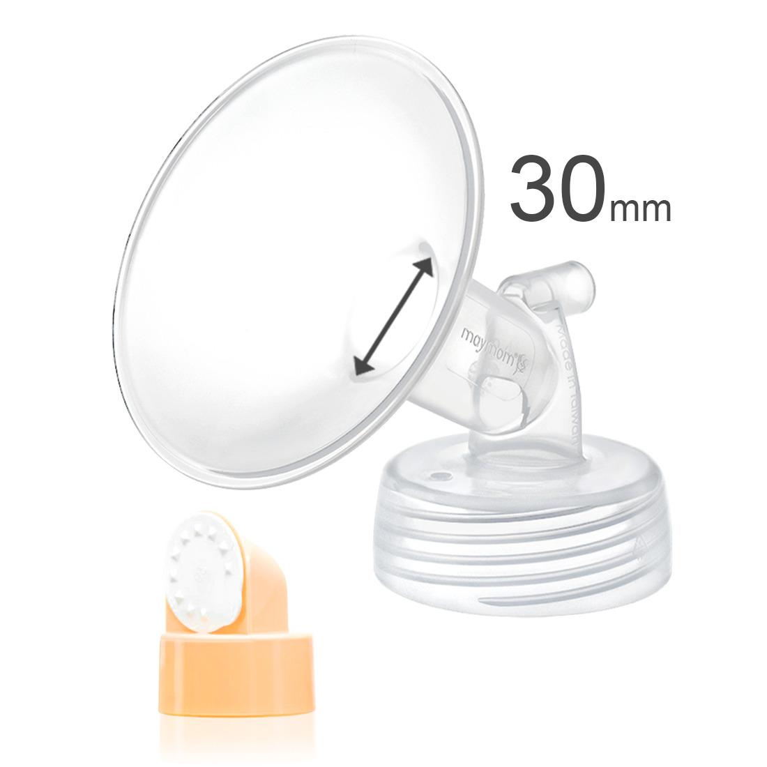 30mm Maymom Wide Neck Pump Parts for Spectra S1/S2 Pumps; Incl Wide ...